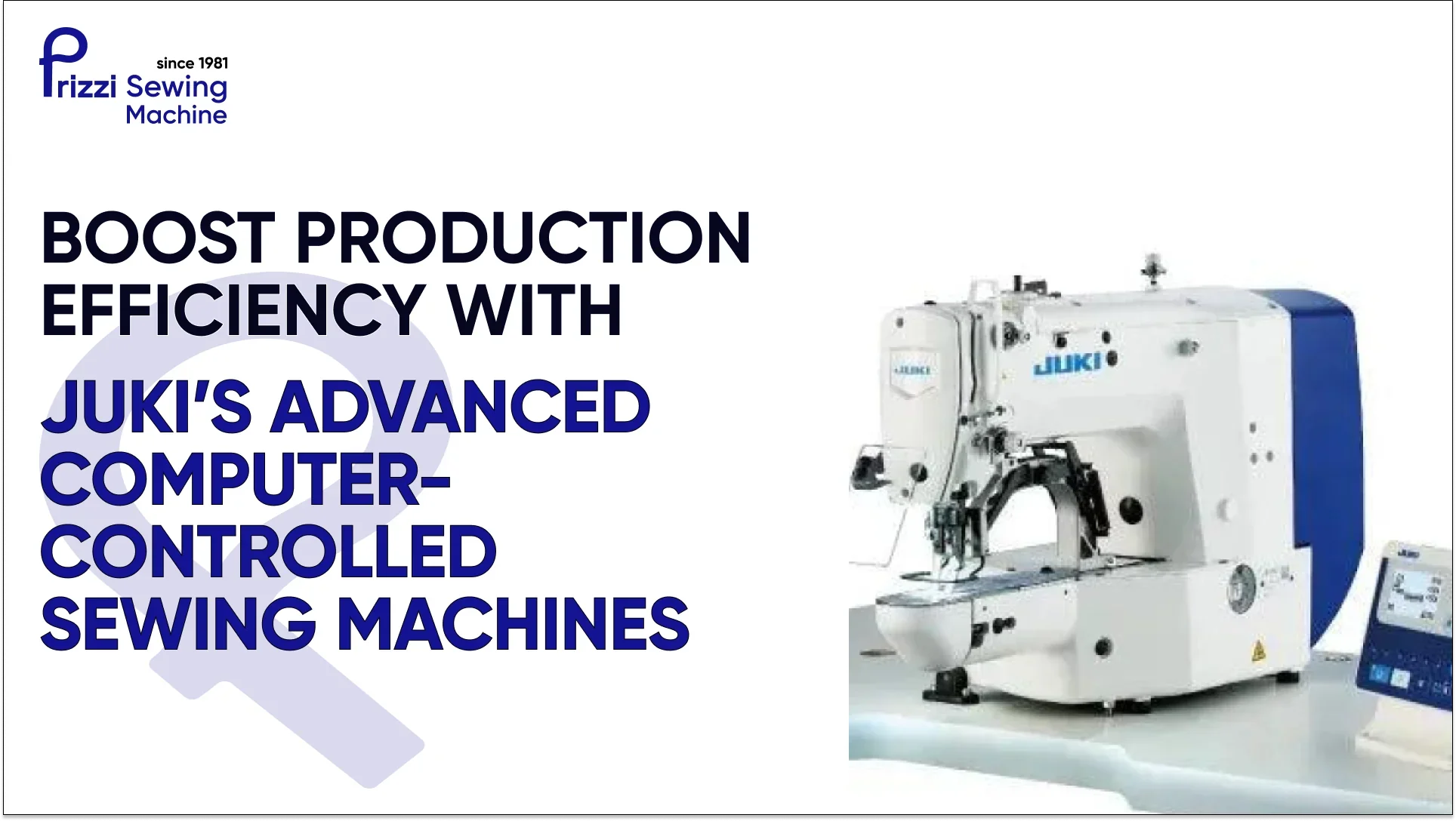 Boost Production Efficiency with JUKI’s Advanced Computer-Controlled ...